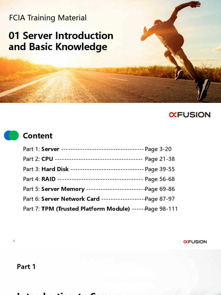 01 Server Introduction and Basic Knowledge V2 | PDF