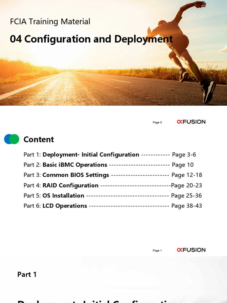04 Xfusion Rack Server Configuration and Deployment | PDF
