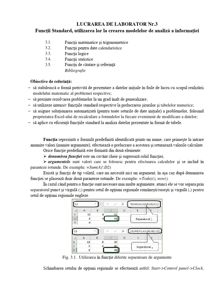 LUCRAREA DE LABORATOR Nr.3 | PDF