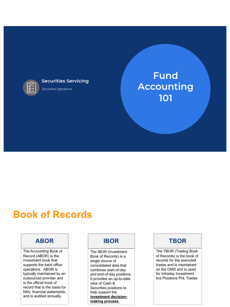 Fund Accounting Basics Explained | PDF
