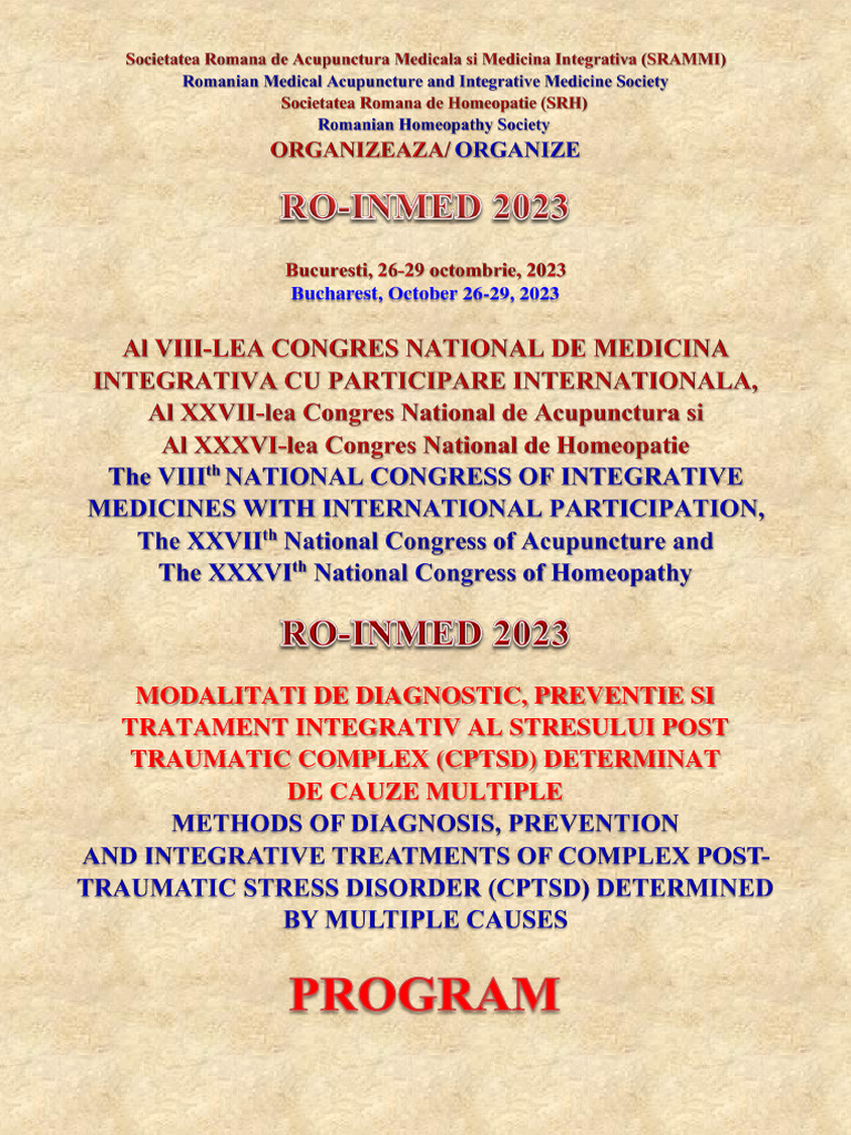 RO-INMED 2023 - Program Final | PDF | Self-Improvement | Wellness RO-INMED 2023 - Program Final | PDF | Self-Improvement | Wellness