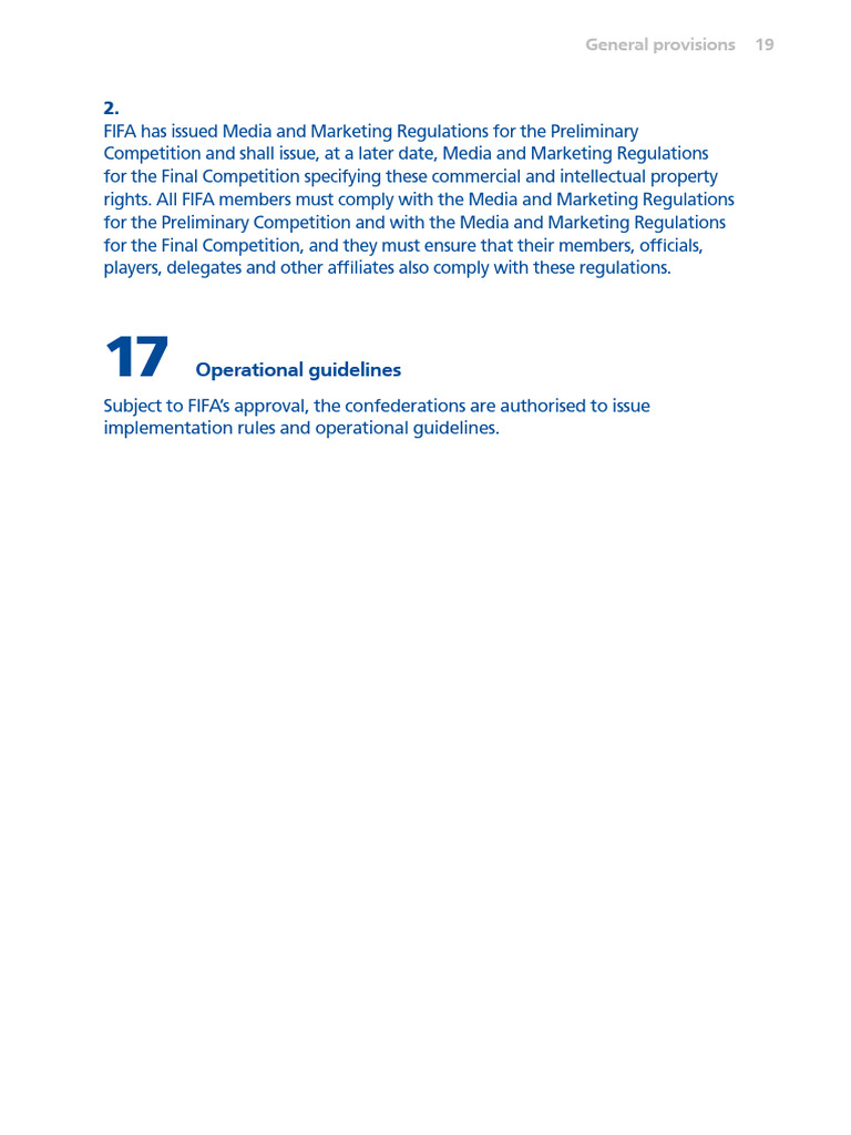 Fifa Regulation 21 | PDF