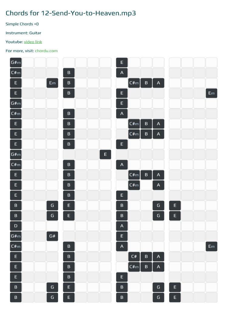 12 Send You To Heaven - mp3 | PDF