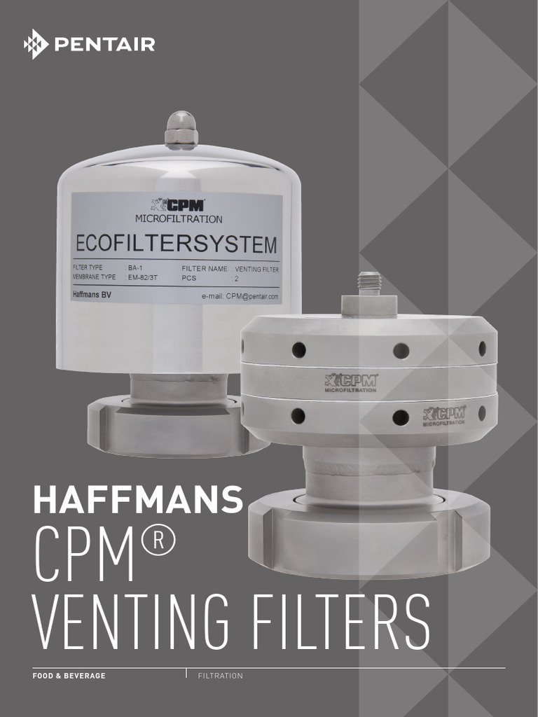 Venting-Filters CPM BA Haffmans Brochure en | PDF