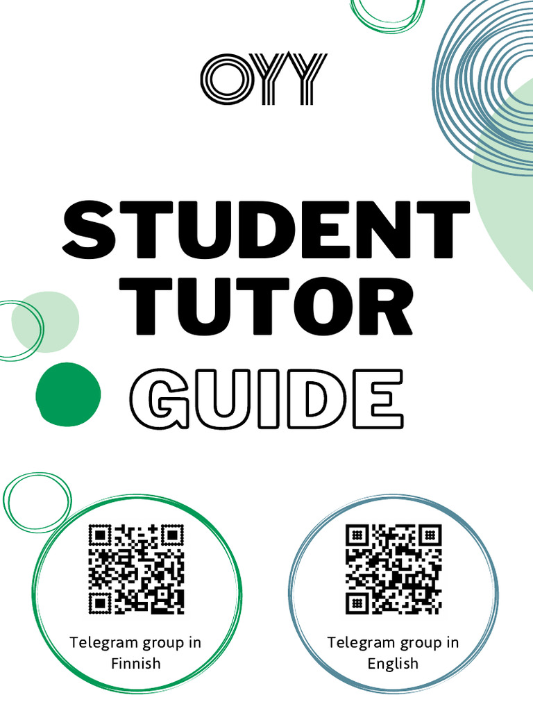 Student Tutor Guide 2021 Engl 1 | PDF | Self-Improvement | Wellness