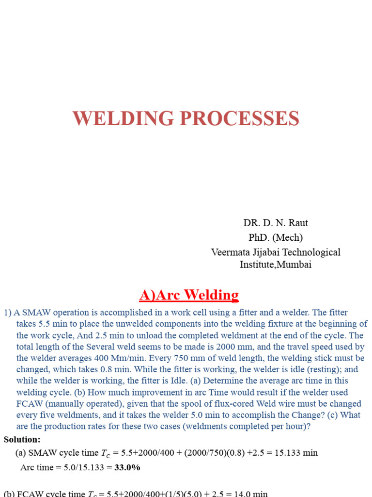 Welding Processec Problems | PDF