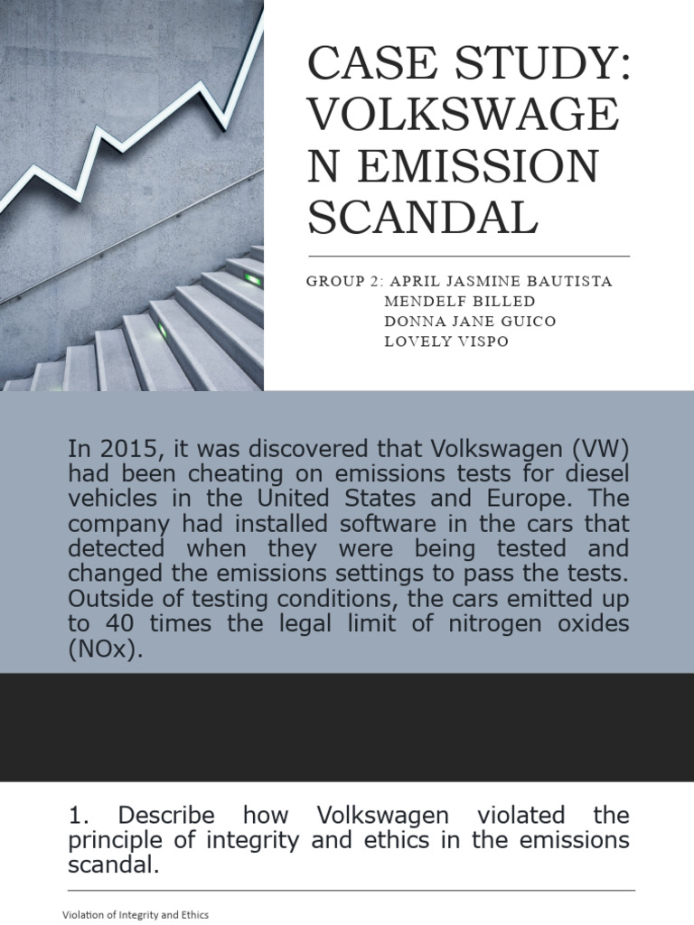 Volkswagen Emissions Scandal Analysis | PDF | Air Pollution | Business