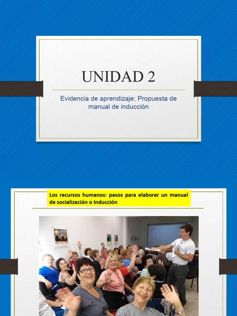 Unidad 2 Pasos Para Elaborar Un Manual De Inducción Pdf