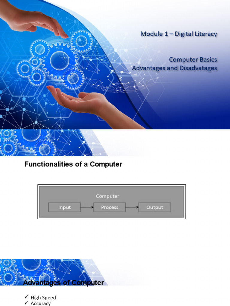 Digital Literacy: Computer Basics Guide | PDF