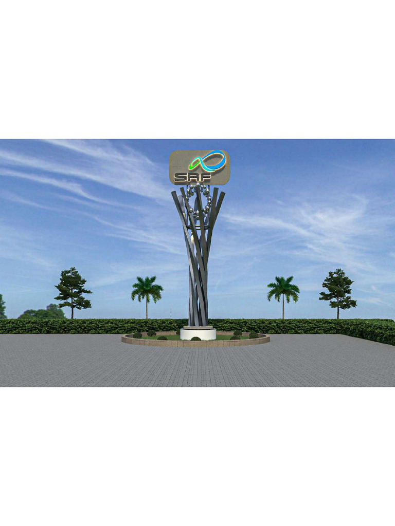 Signage & Pole Design (Option - 1) | PDF