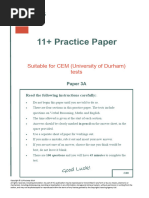 11 Plus English Test 16 | PDF