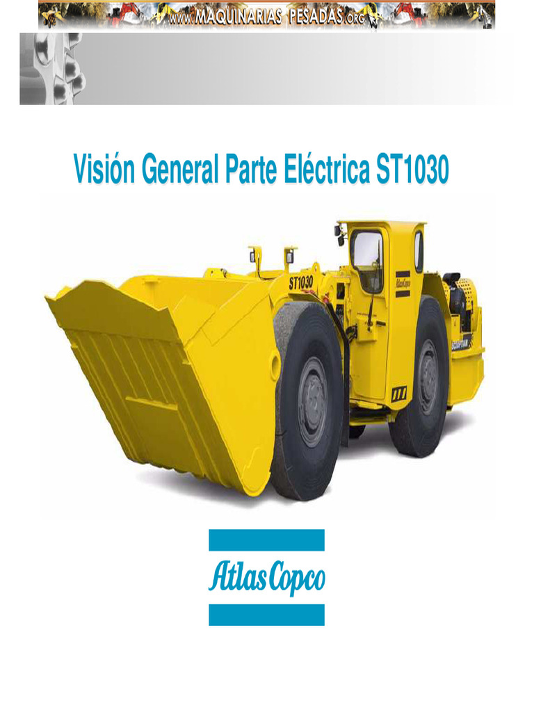 Curso Parte Electrica Scooptram ST 1030 Atlas Copco | PDF