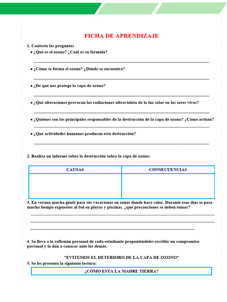 CyT 4° - FICHA 27 SETIEMBRE | PDF