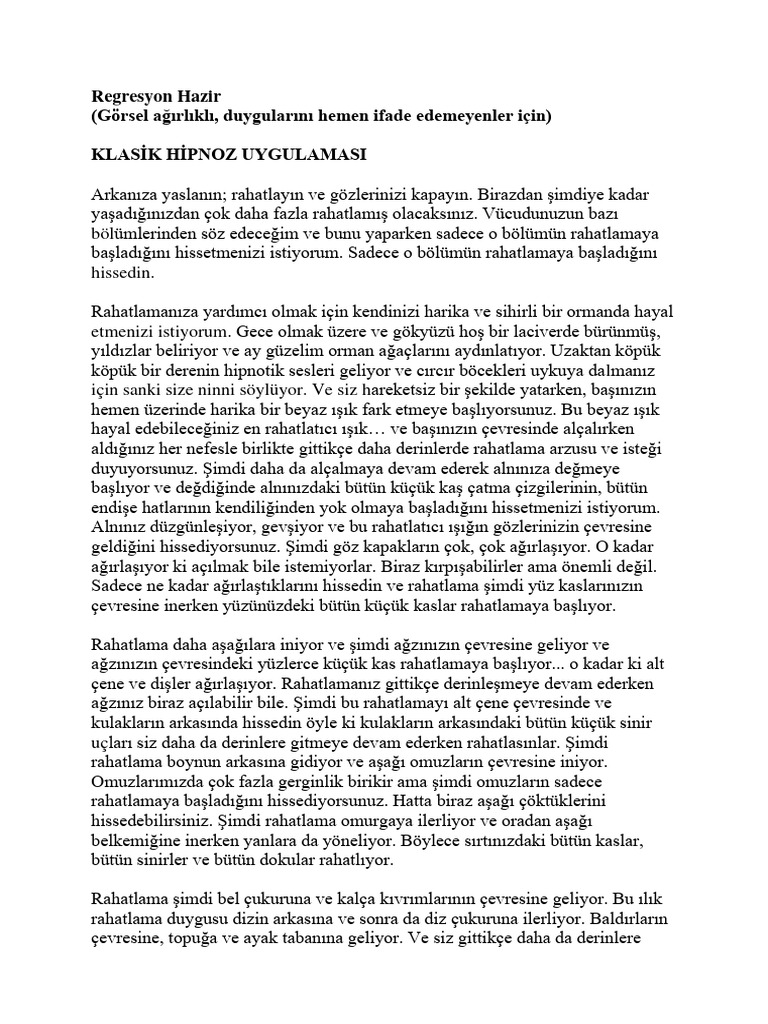 Regresyon Hazir Meti̇n | PDF