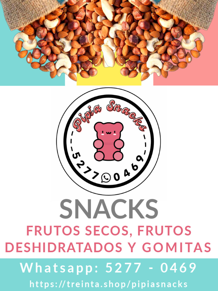 Catalogo Pipia Snacks | PDF | Nuez | Fruta