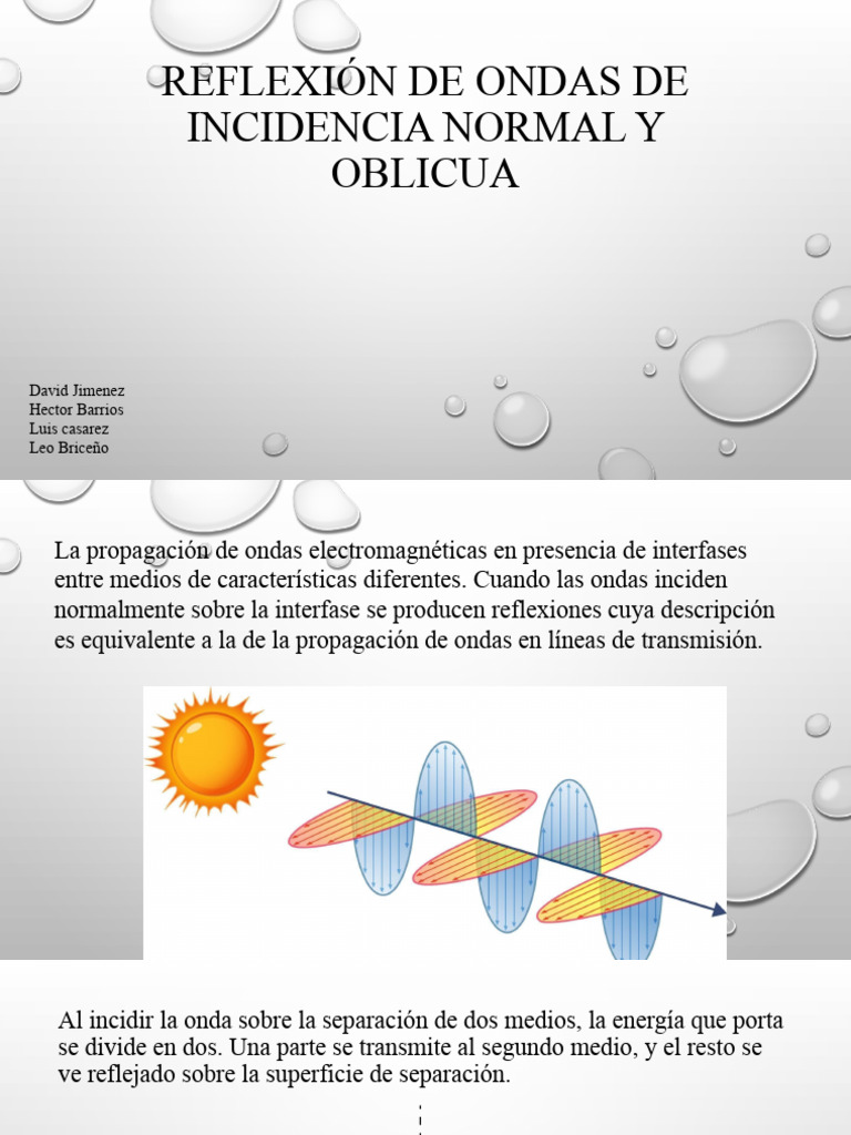 Exposicion Reflexion de Ondas | PDF