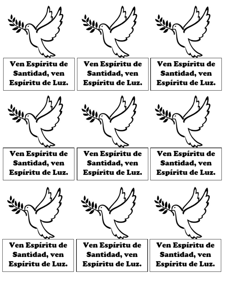 Solapines Confirmacion 2022 Palomitas | PDF