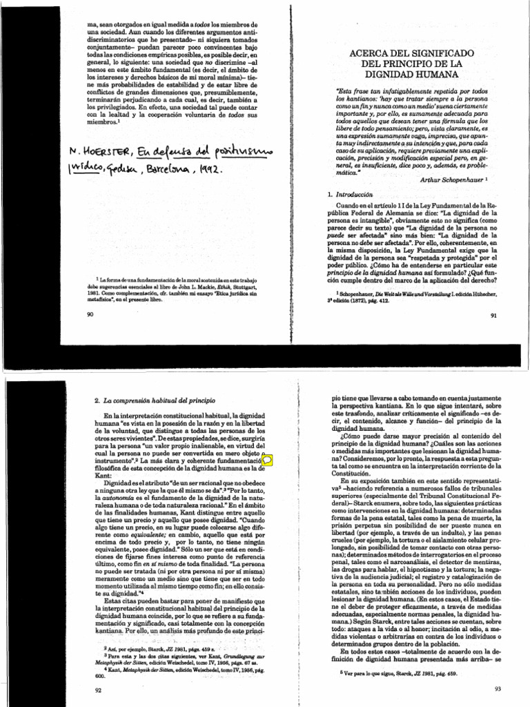 CF Norbert Hoerster | PDF