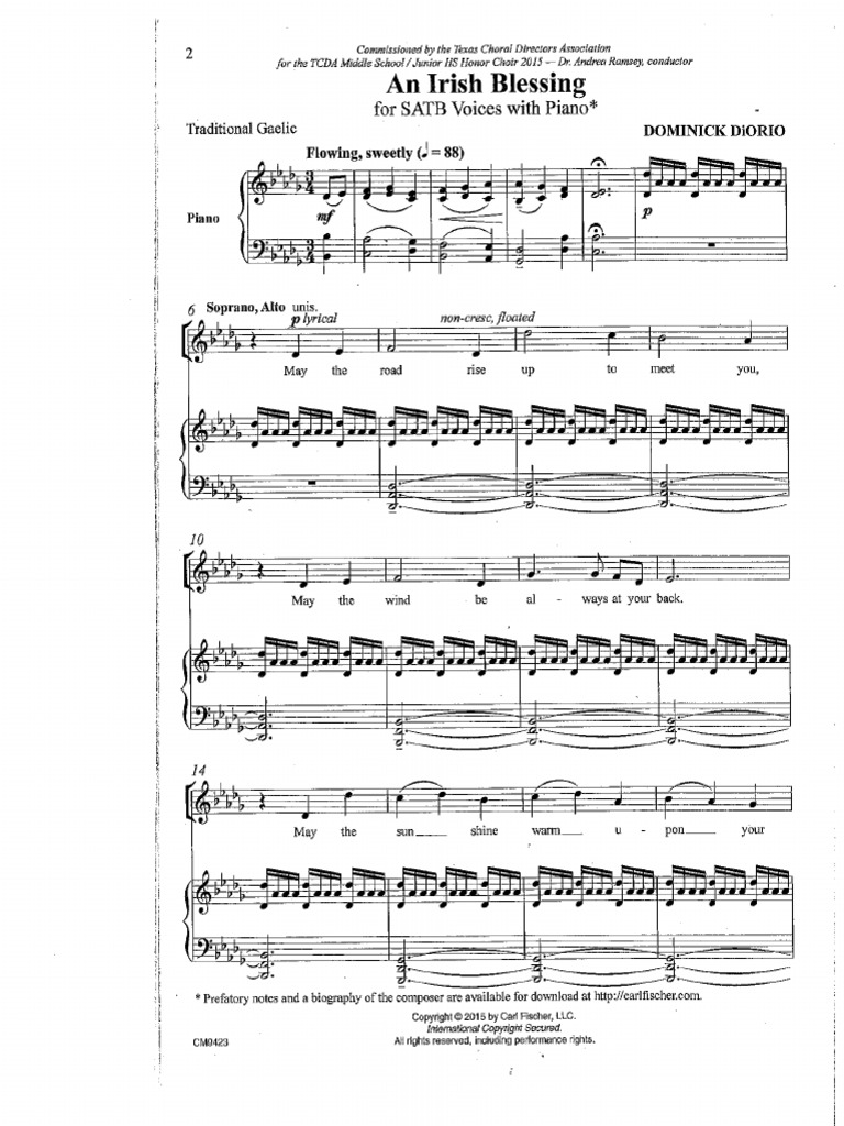 An Irish Blessing | PDF