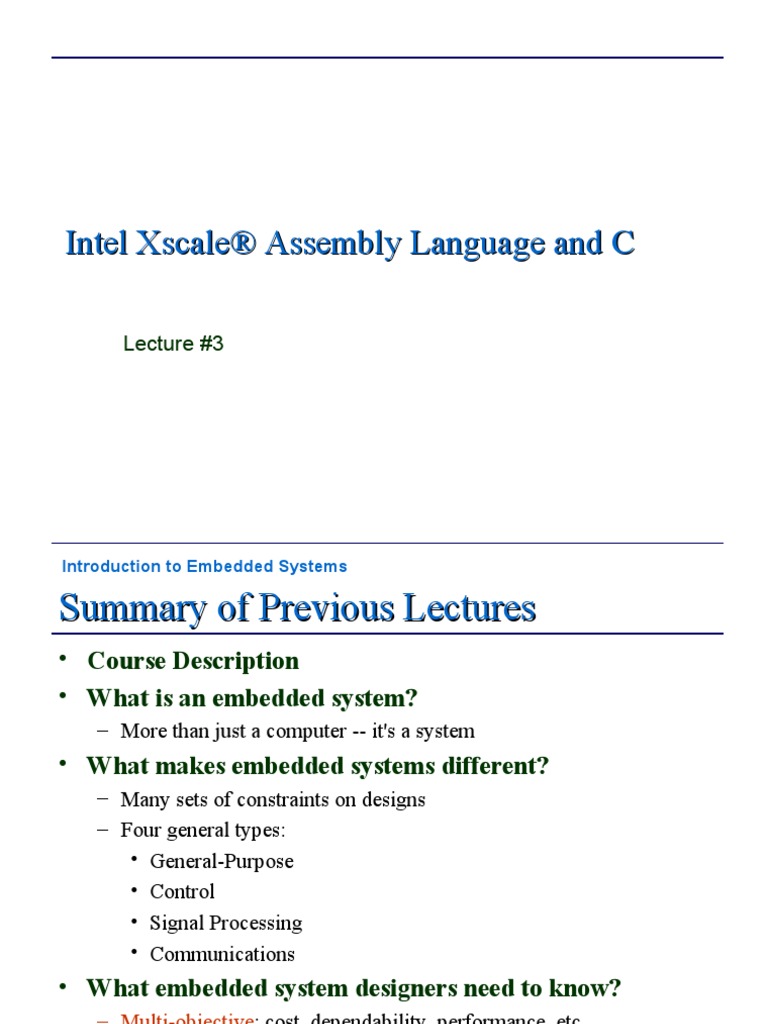 03 Assembly Language Programming | PDF