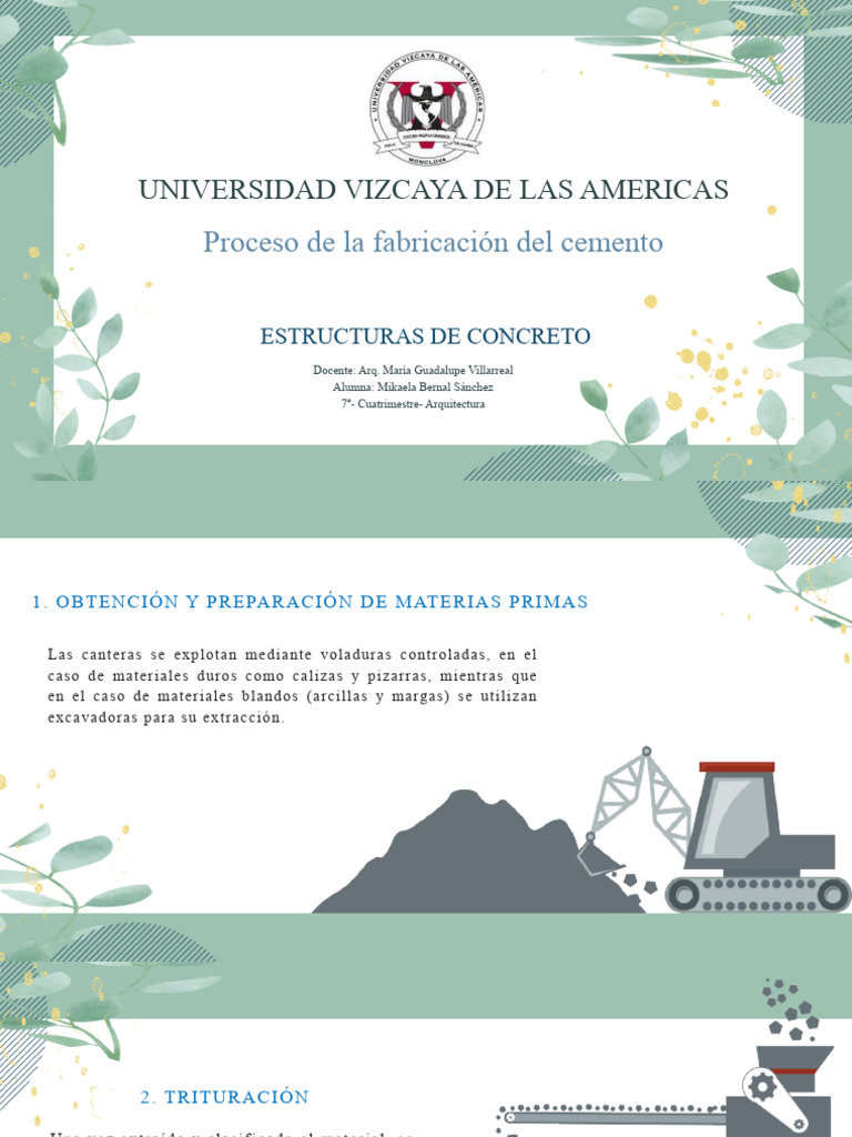 Fabricación Del Cemento | PDF