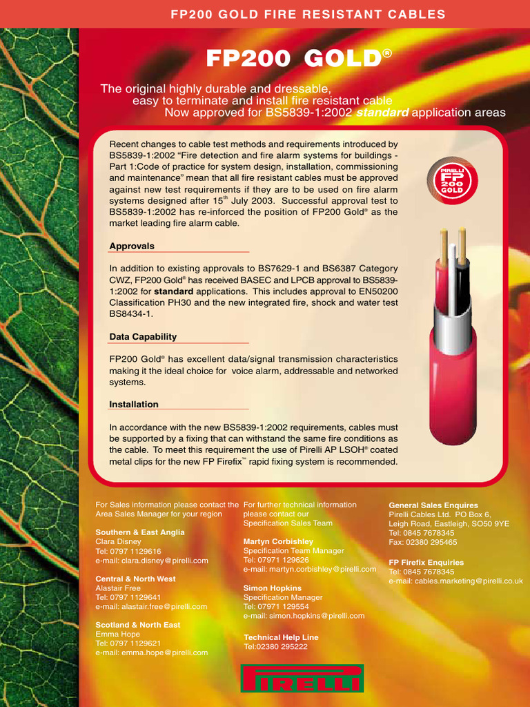 Fp200 Gold Leaflet | PDF | Electrical Engineering | Electricity