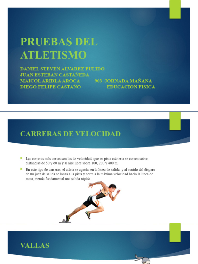 Pruebas Del Atletismo | PDF Pruebas Del Atletismo | PDF