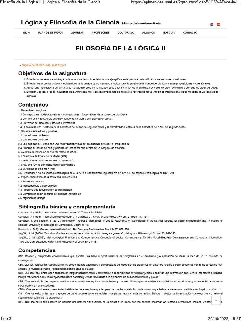 Filosofía de La Lógica II | PDF | Axioma | Aritmética