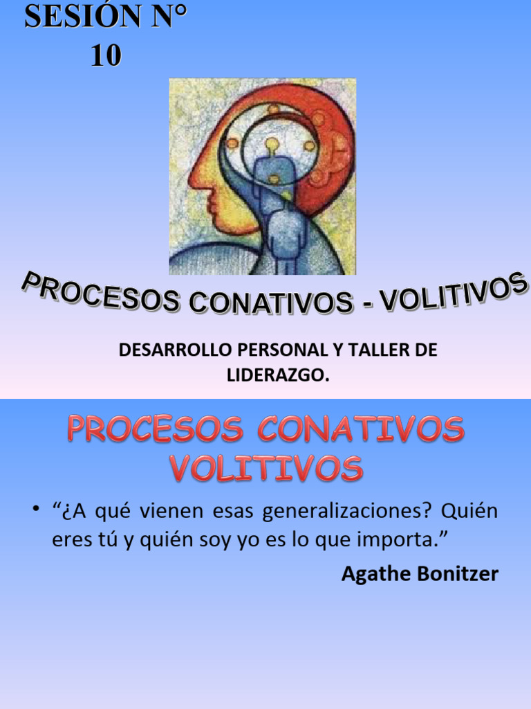 422095727-Procesos-Conativos-Volitivos-Sesion-10 | PDF