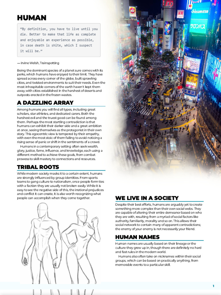 d20 Modern Conversion - Races - GM Binder | PDF | Robot | Robotics