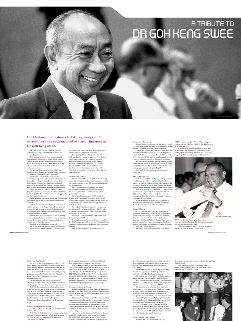 Tribute to Goh Keng Swee | Singapore | Military