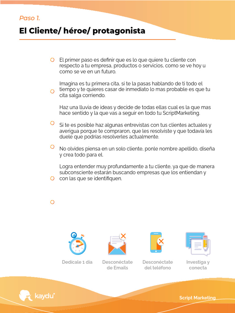 Cliente Heroe Protagonista - Kaydu | PDF | Marketing