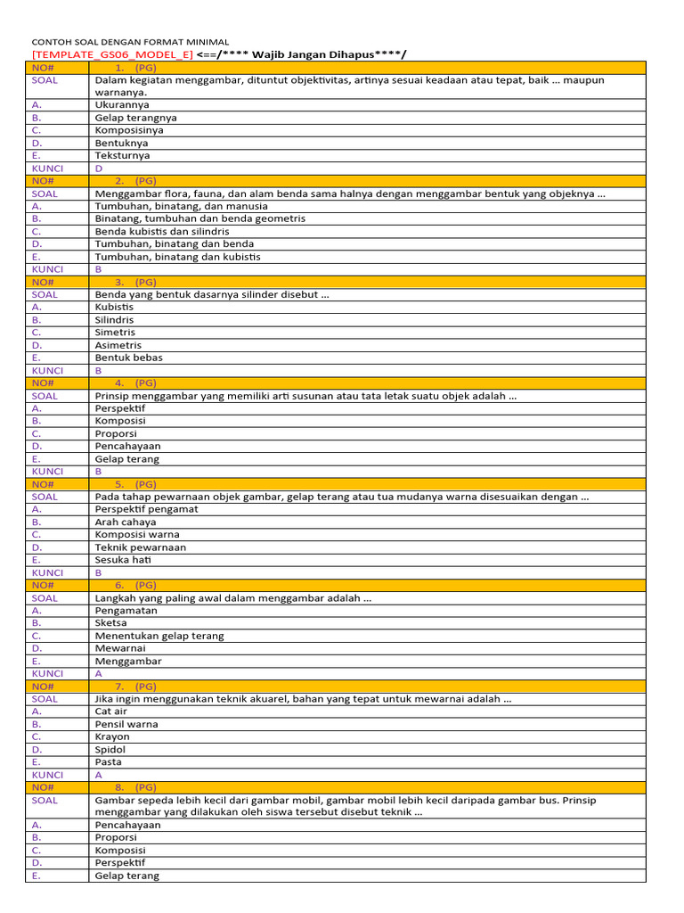 PTS SENI BUDAYA - KELAS 7 SMT 1 | PDF