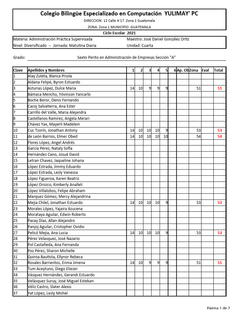 6to PAE Admon A | PDF