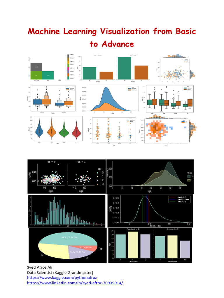 Machine Learning Visualization From Basic To Advance 1692623465 | PDF