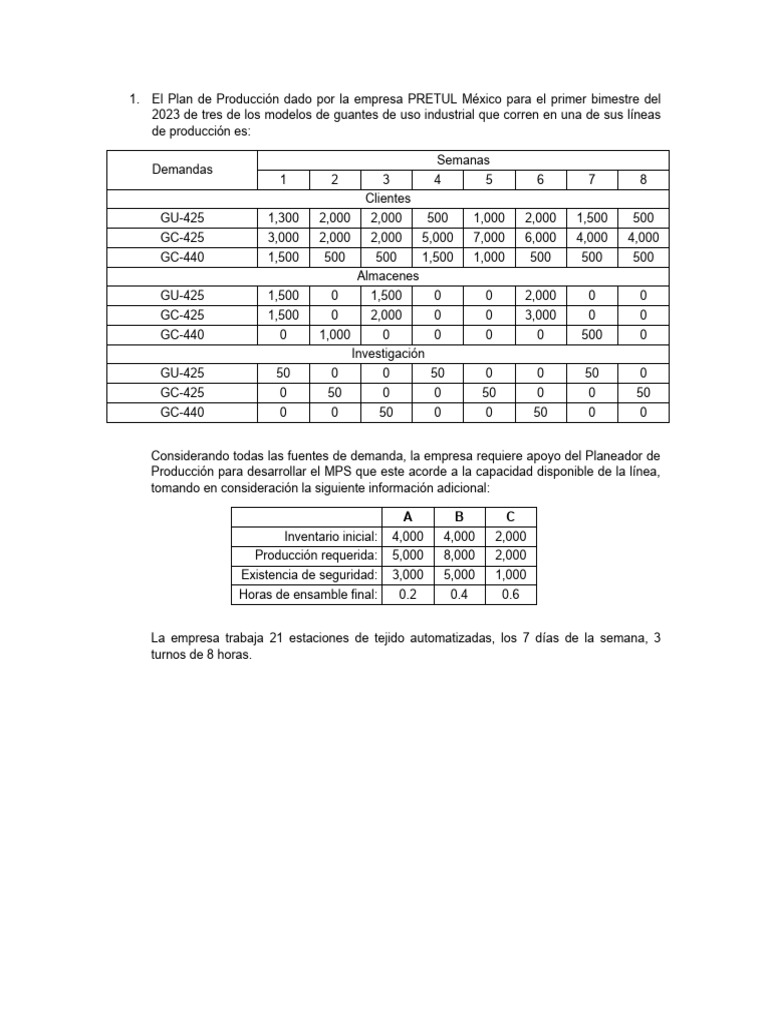 Ejercicios MPS-2 | PDF
