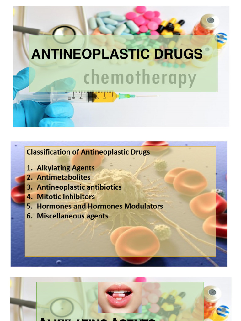 A. Antineoplastic Drugs | PDF | Chemotherapy | Medical Specialties