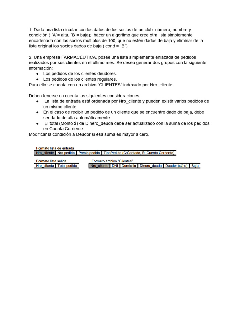 listas - ej complementarios | PDF | Software | Ingeniería Informática