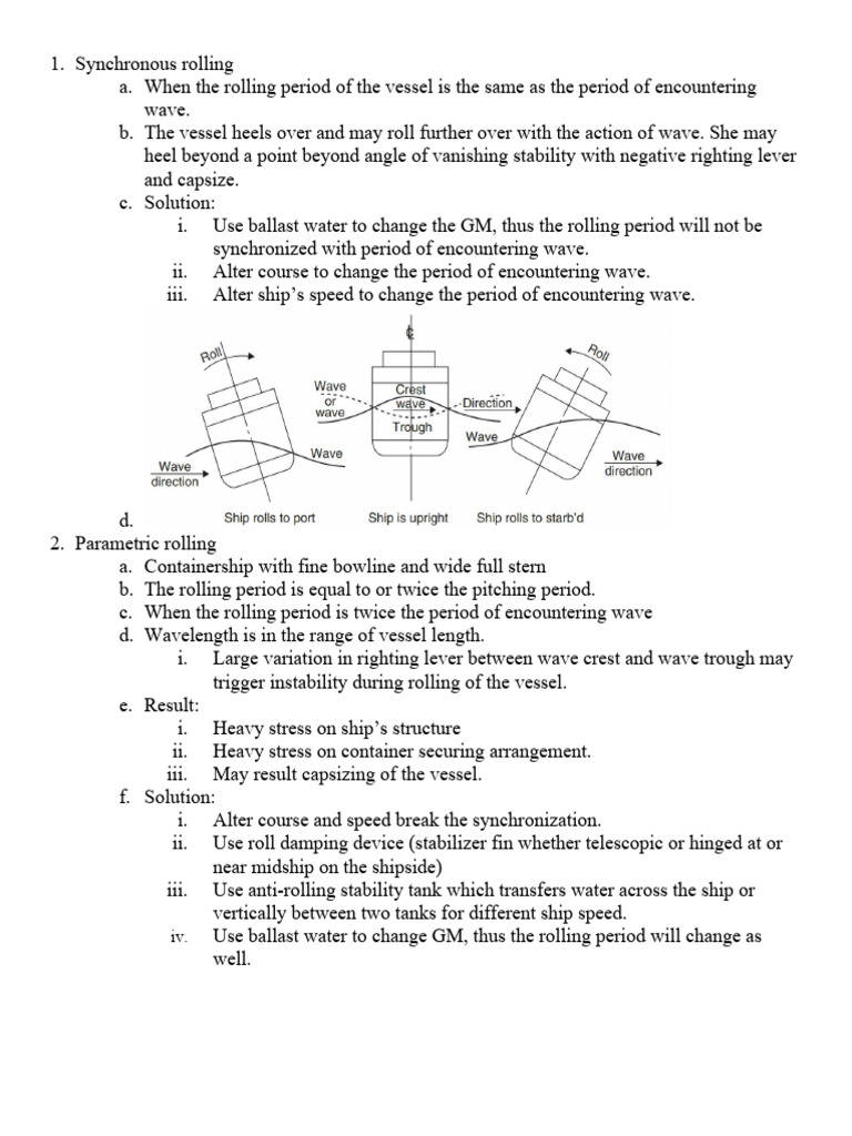 02 Stability | PDF | Ships | Pendulum