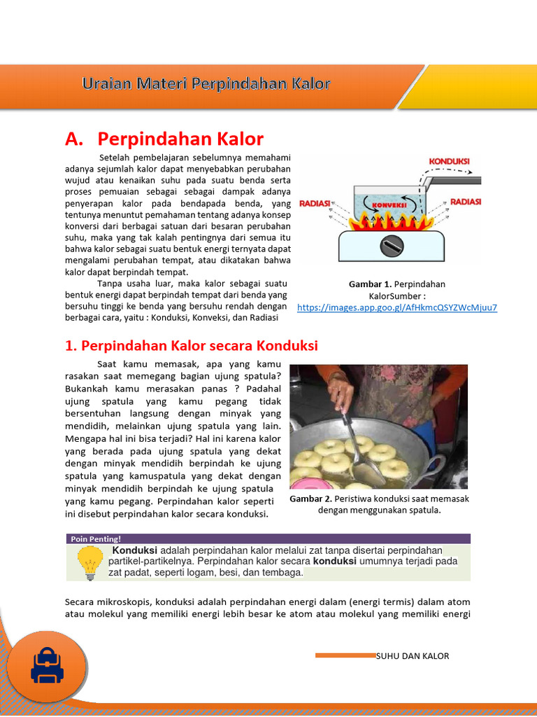Perpindahan Kalor: Konduksi dan Konveksi | PDF