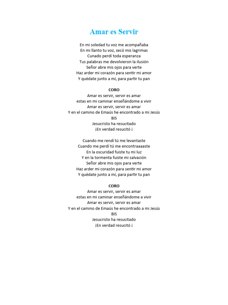 Amar Es Servir Pdf