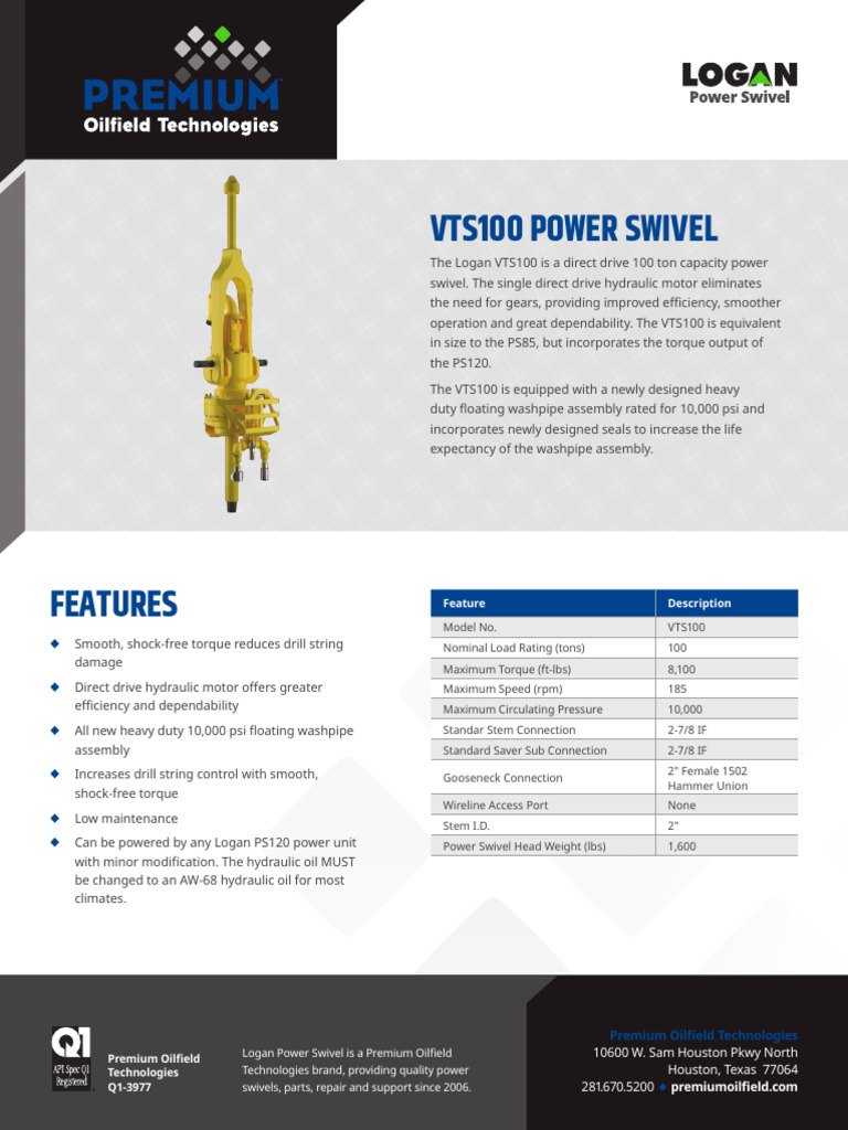 PRO SS Logan VTS100 0423 | PDF