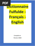 Pulaar Language Lessons | PDF