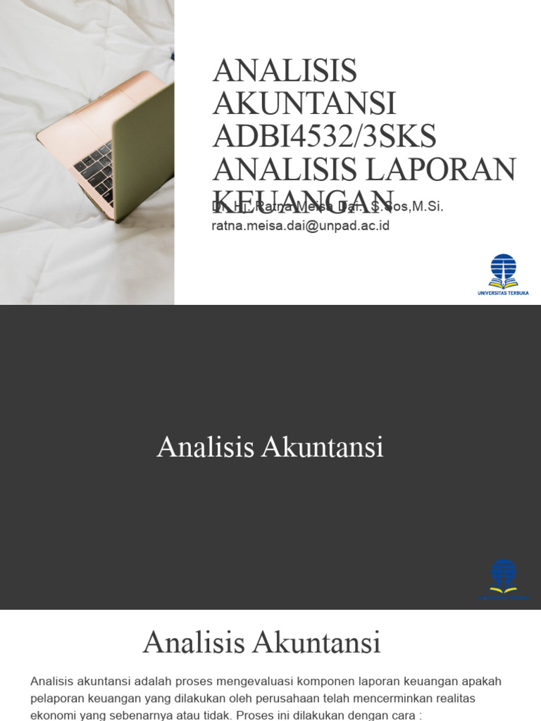 Minggu 2 - Analisis Akuntansi Adbi45323sks Analisis Laporan Keuangan ...