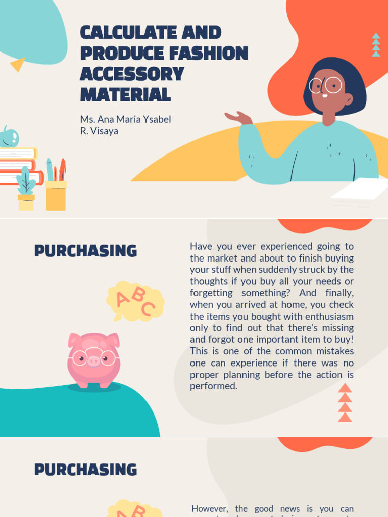 Fashion Accessory Purchase Guide | PDF | Economies