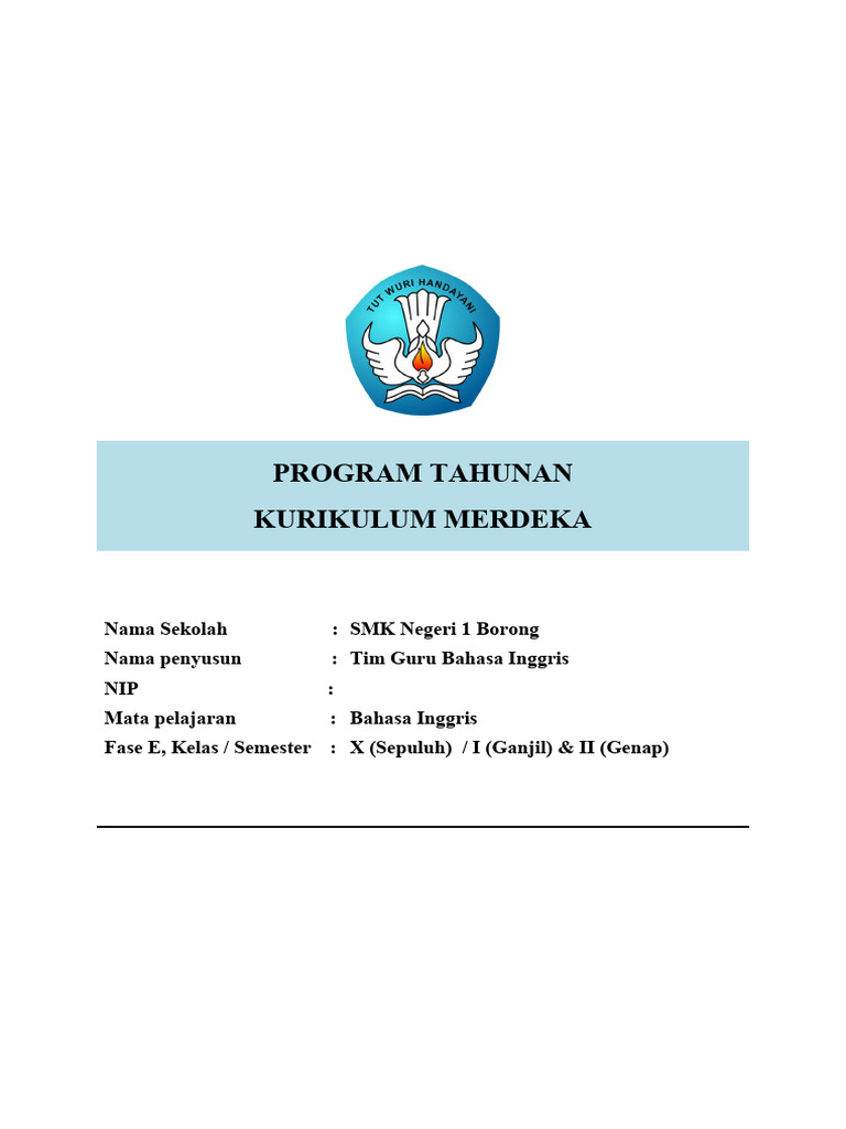 1 Program Tahunan Kurmer | PDF
