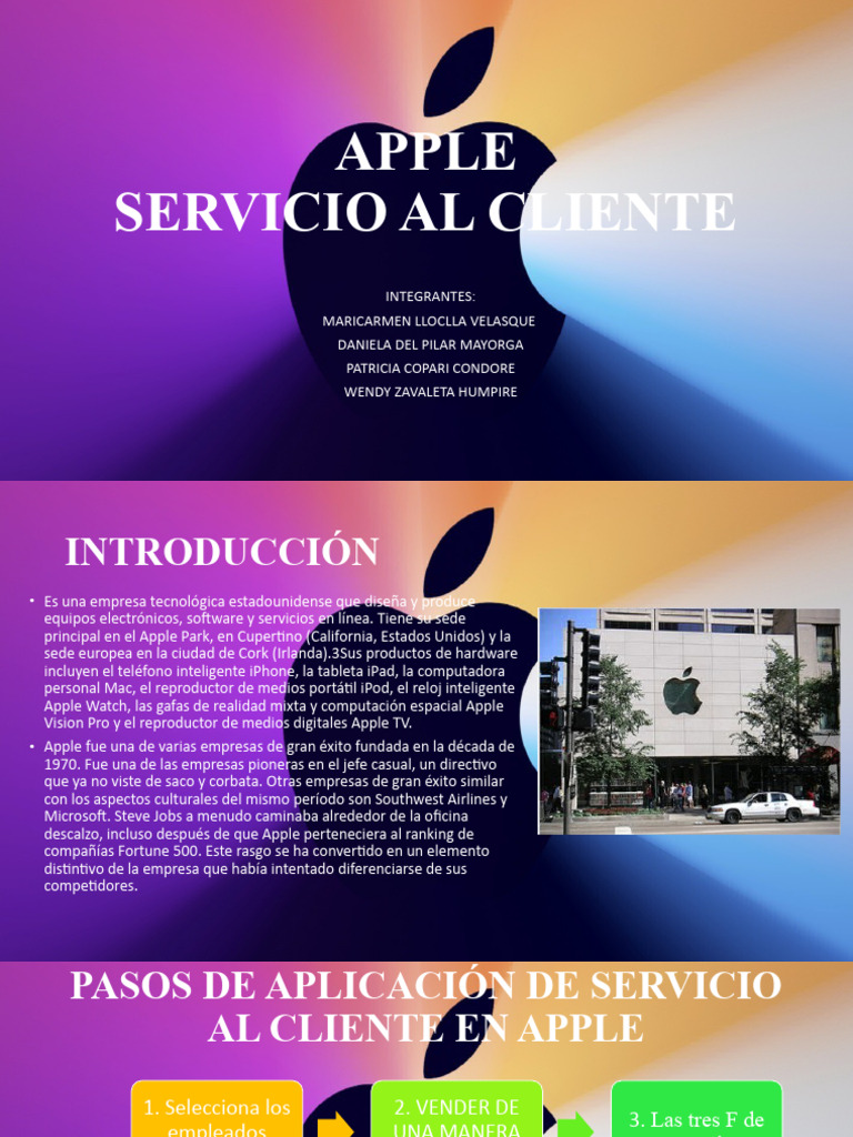 Apple Servicio Al Cliente Grupo 3 | PDF