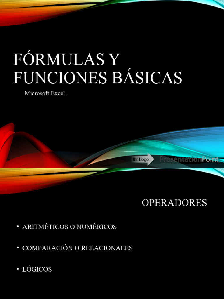 Excel: Fórmulas y Operadores Básicos | PDF | Fórmula | Programación de computadoras