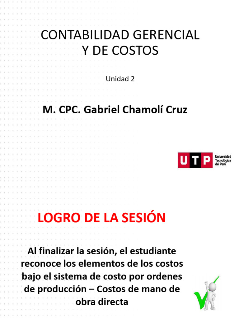 S06..s01 Elementos de Costo - Mano de Obra | PDF