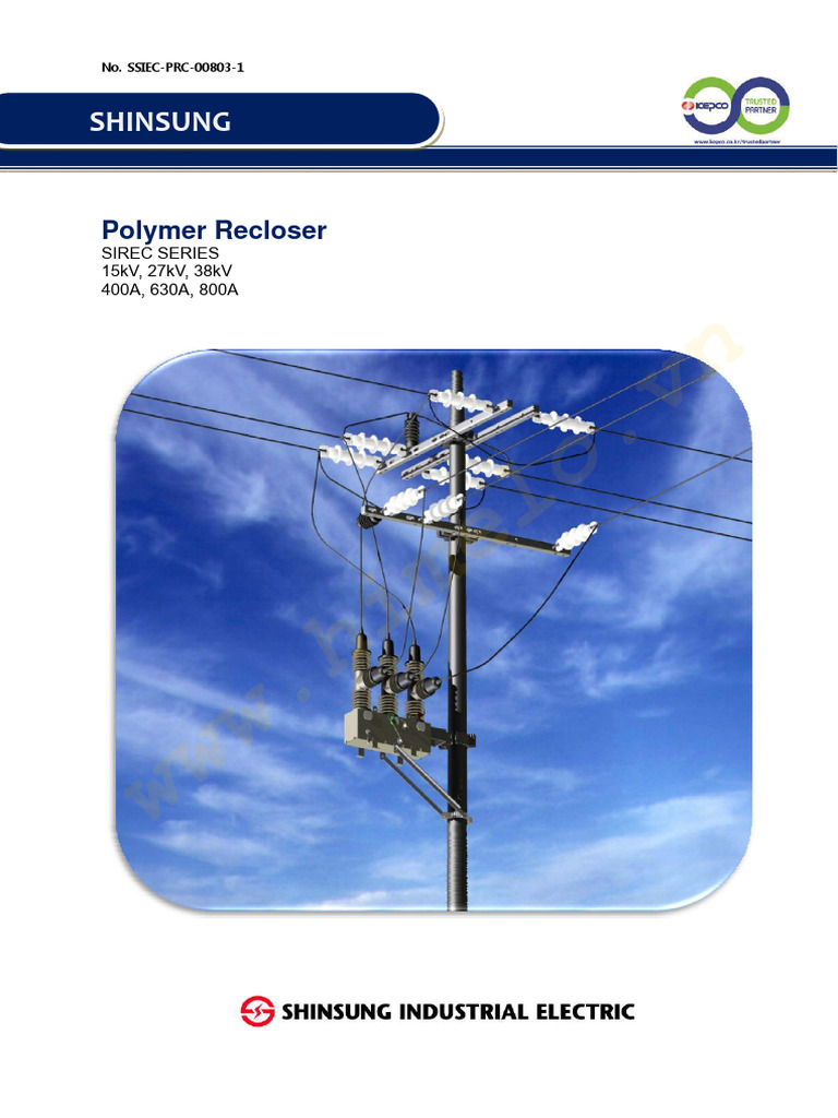 Catalogue Auto Recloser Shinsung Himelo | PDF | Electrical Engineering ...